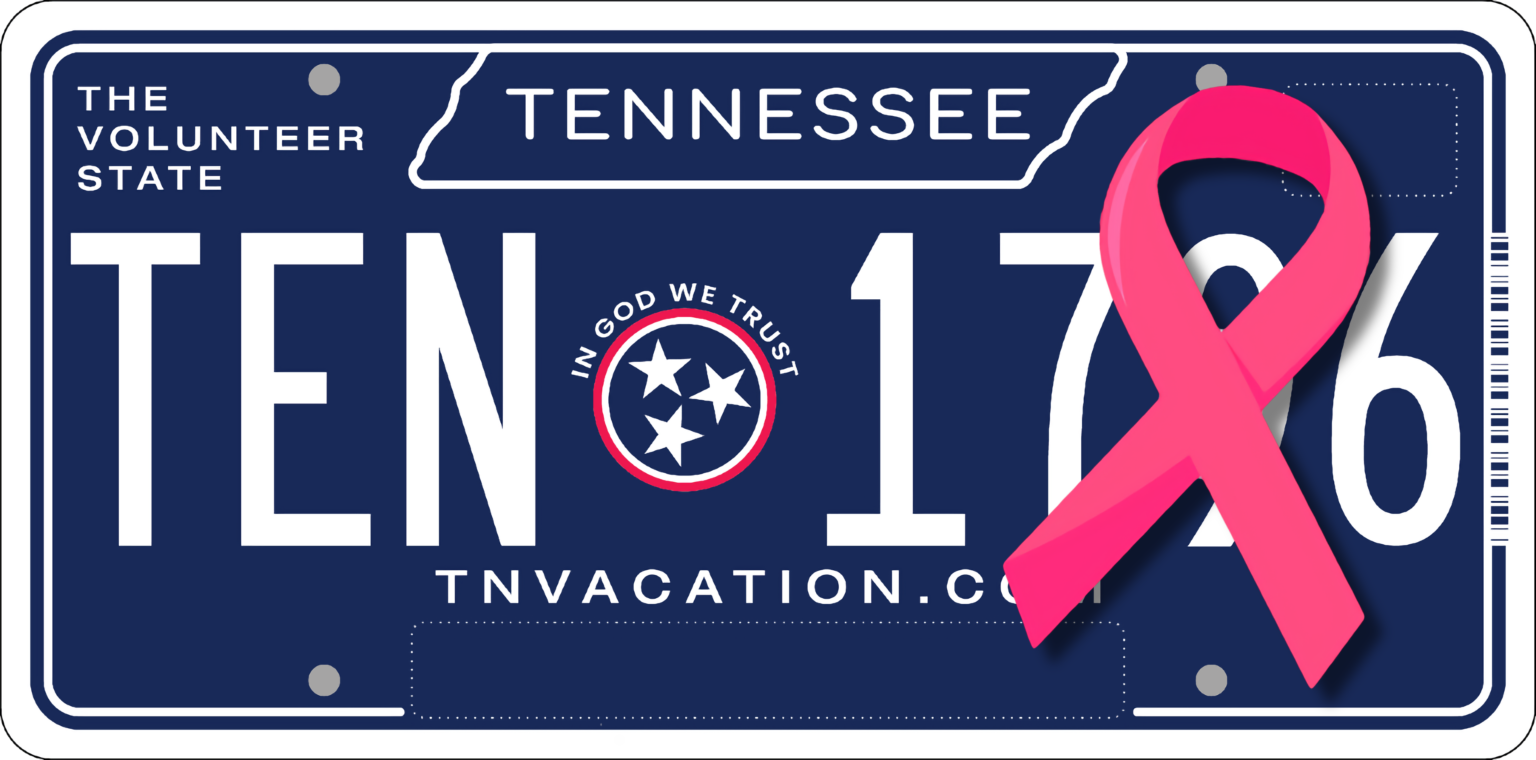 New License Plate Benefits Breast Cancer - Nashville Parent
