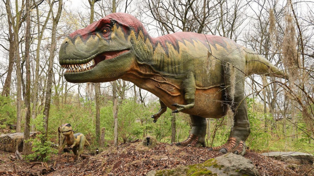 Spot the Baby T-Rex on the Zoo's DinoTrek Trail - Nashville Parent